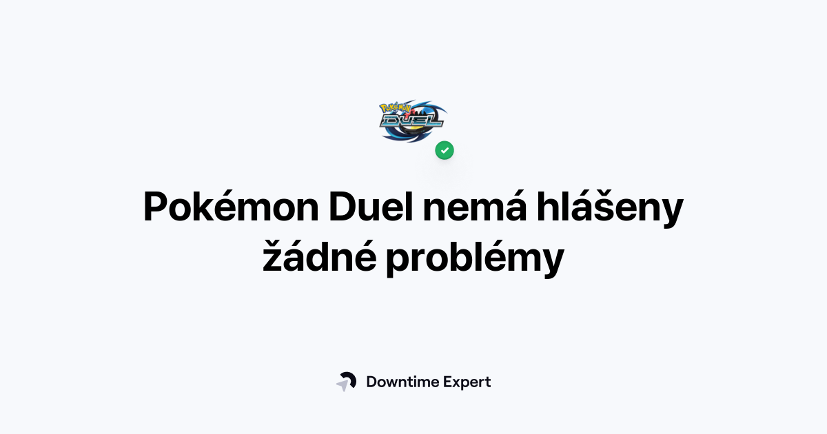 Je Pokémon Duel mimo provoz? Výpadky a problémy v reálném čase ...