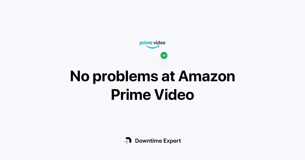 Is Amazon Prime Video down? Real-time outages and issues | Downtime Expert
