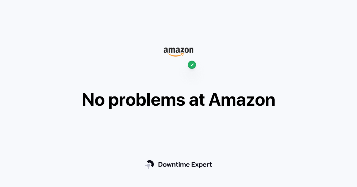 Is Amazon down? Real-time outages and issues | Downtime Expert