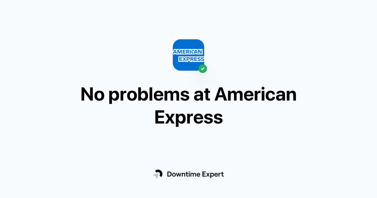 Is American Express down? Real-time outages and issues | Downtime Expert