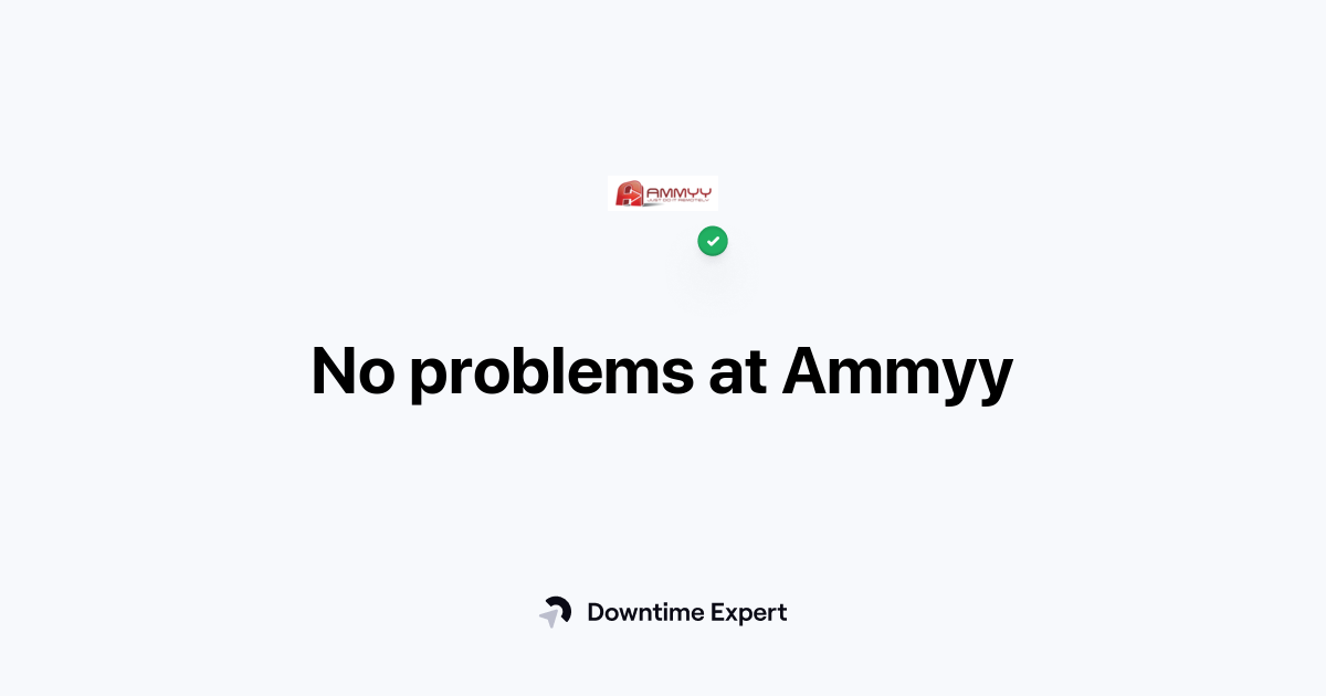 Is Ammyy down? Real-time outages and issues | Downtime Expert