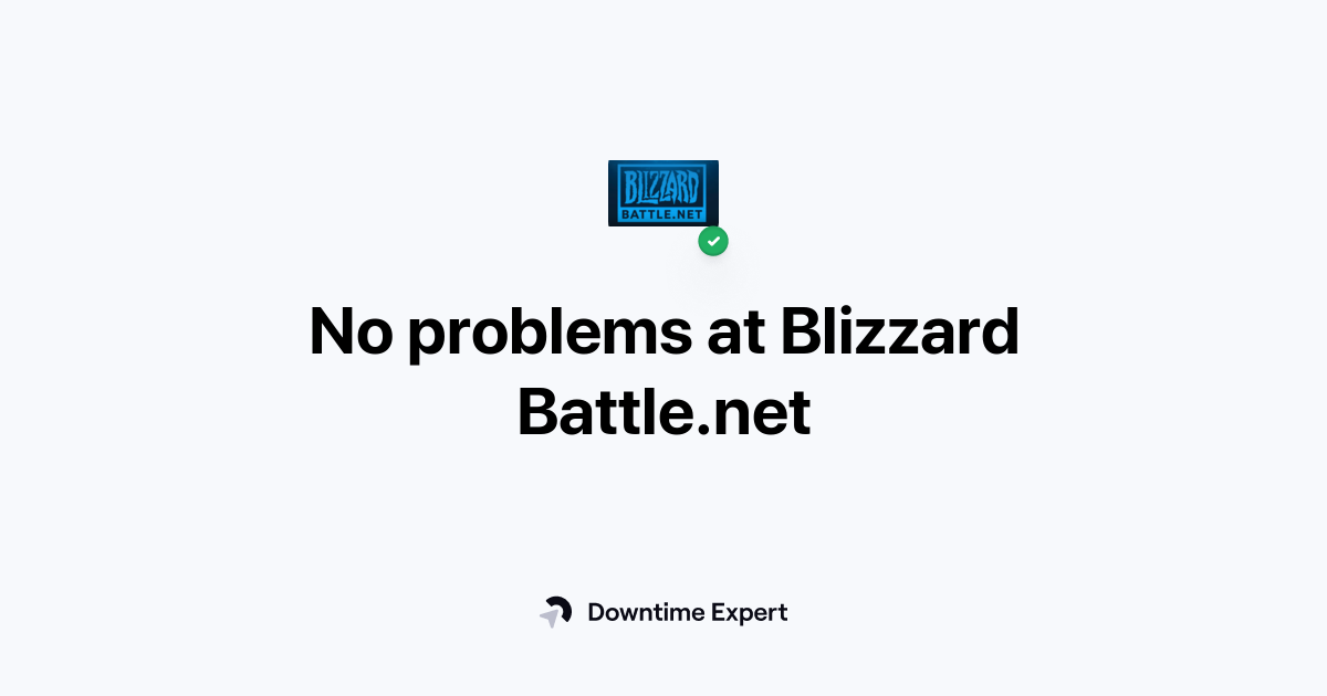 Is Blizzard Battle.net down? Real-time outages and issues | Downtime Expert