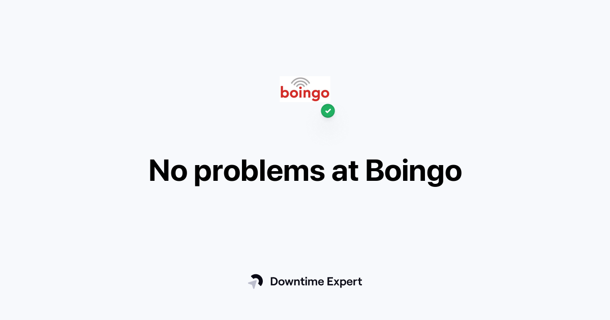 Is Boingo down? Real-time outages and issues | Downtime Expert