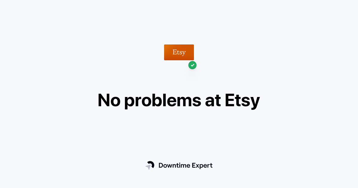 Is Etsy down? Real-time outages and issues | Downtime Expert