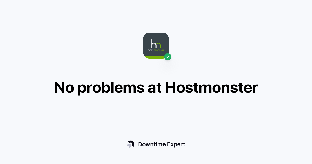 Is Hostmonster down? Real-time outages and issues | Downtime Expert