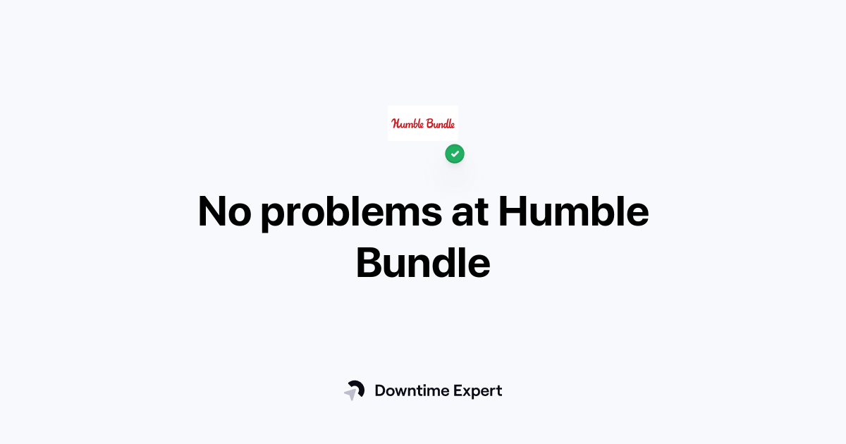 Is Humble Bundle down? Real-time outages and issues | Downtime Expert