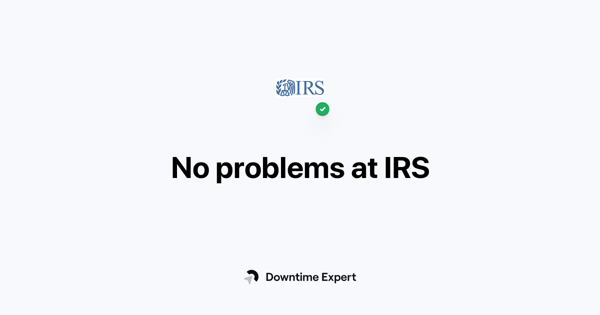 Is IRS down? Real-time outages and issues | Downtime Expert