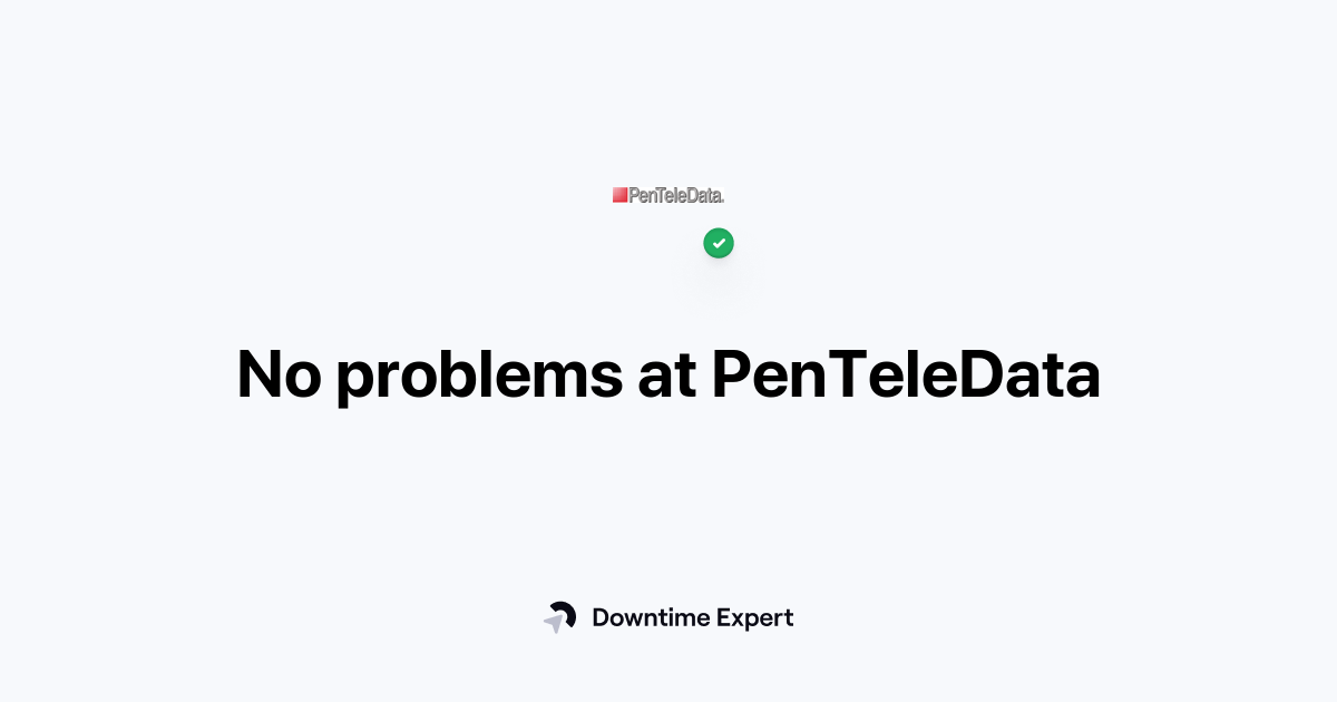 Is PenTeleData down? Real-time outages and issues | Downtime Expert