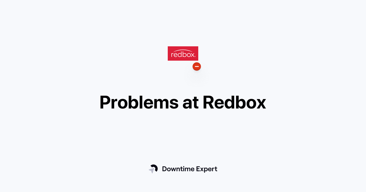 Is Redbox down? Real-time outages and issues | Downtime Expert