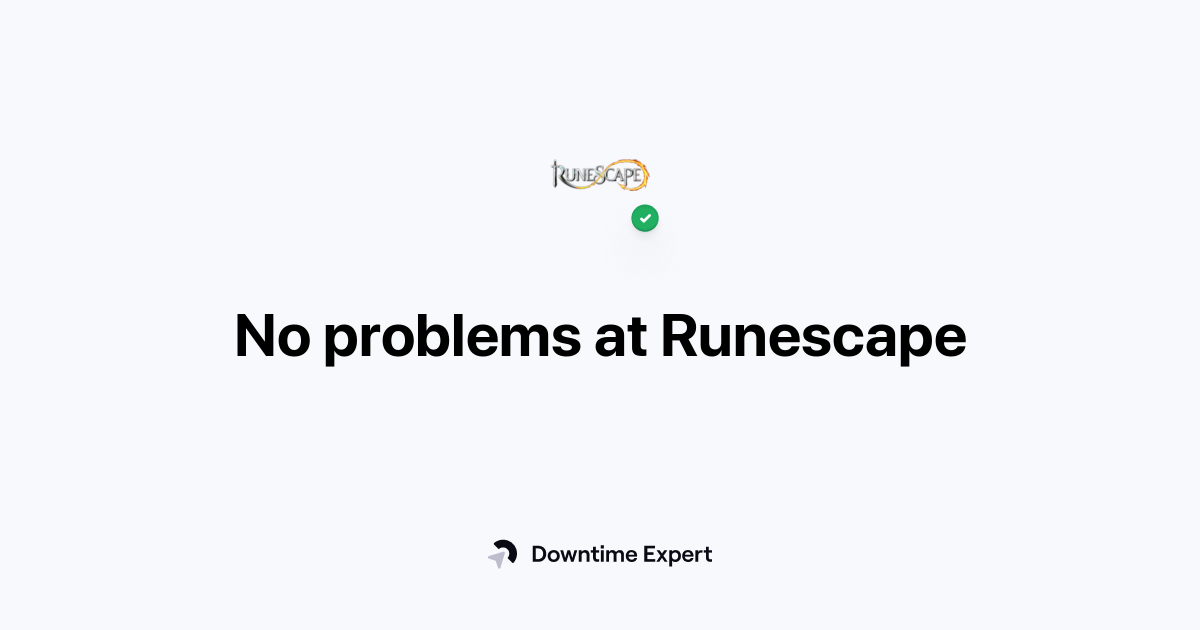 Is Runescape down? Real-time outages and issues | Downtime Expert