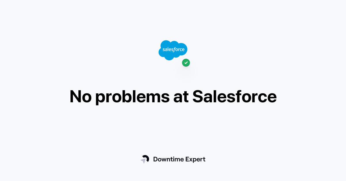Is Salesforce down? Real-time outages and issues | Downtime Expert