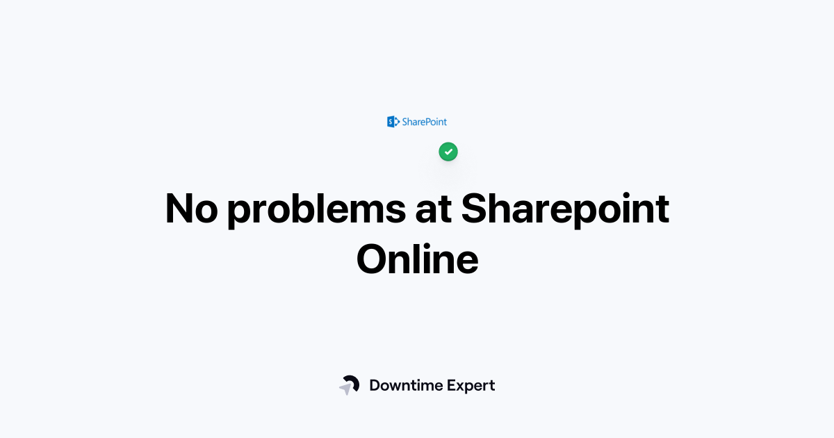 Is Sharepoint Online down? Real-time outages and issues | Downtime Expert