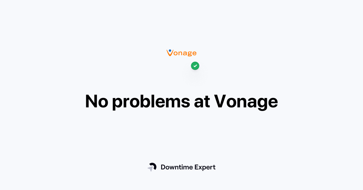 Is Vonage down? Real-time outages and issues | Downtime Expert