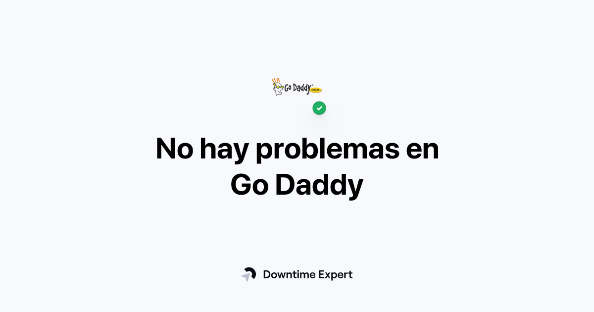 ¿Se ha caído Go Daddy? Problemas y cortes en tiempo real | Downtime Expert